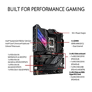 ASUS ROG Ryujin II 240 RGB All-in-one Liquid CPU Cooler 240mm Radiator & ROG Strix Z690-E Gaming WiFi 6E LGA 1700(Intel 12th Gen) ATX Gaming Motherboard