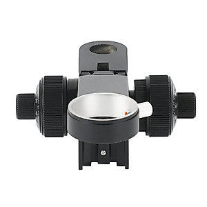 LIRUXUN 1/4 M6 Install Screw 25mm Adjustable Video Microscope Camera Stand Holder Gear Focusing Support Accessories