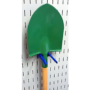 Wall Control Pegboard 2in Handle Pegboard Bracket Slotted Metal Pegboard Hook Pegboard and Slotted Tool Board – Blue