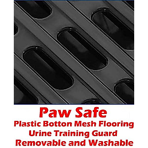 Large 5-Level Indoor Small Animal Pet Cage for Guinea Pig Ferret Chinchilla Cat Playpen Rabbit Hutch with Solid Platform & Ramp, Leakproof Litter Tray, 2 Large Access Doors Lockable Casters