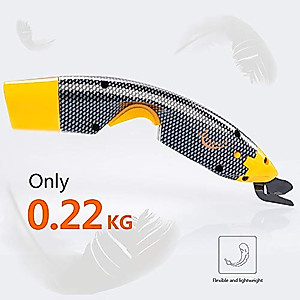 Loboo Idea Electric Scissors For Cutting Fabric, Easy Cutter Electric Scissors with 2 Blades for Crafts Sewing Cardboard Scrap-booking Leather, Zip Snip Cordless Electric Scissors Cutting Tool