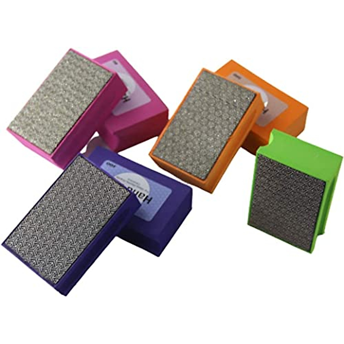 Diamond Hand Pad, 100 Grit Diamond Hand Polishing Pad Electroplated Polishing Pad, Hand-Held Sanding Block