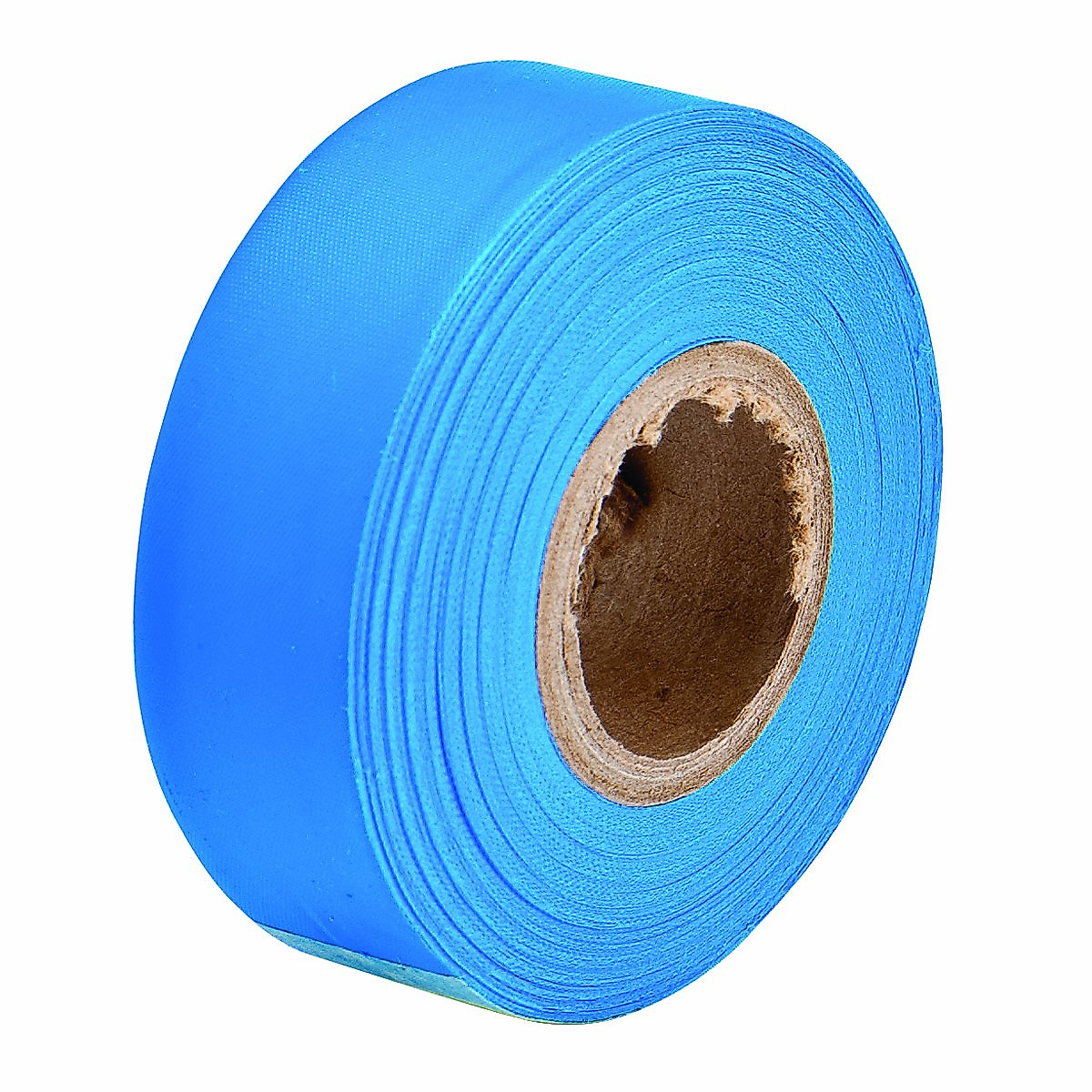 Brady Fluorescent Blue Flagging Tape for Boundaries and Hazardous Areas - Non-Adhesive Tape, 1.188" Width, 150' Length (Pack of 1) - 58351