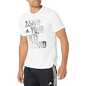adidas Men's AEROREADY High Intensity Designed 4 Movement Slogan Training Tee, White, Large
