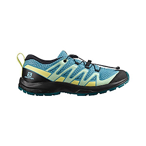 Salomon Kid's XA PRO V8 Trail Running Shoes, Delphinium Blue/Black/Charlock, 6 Big Kid