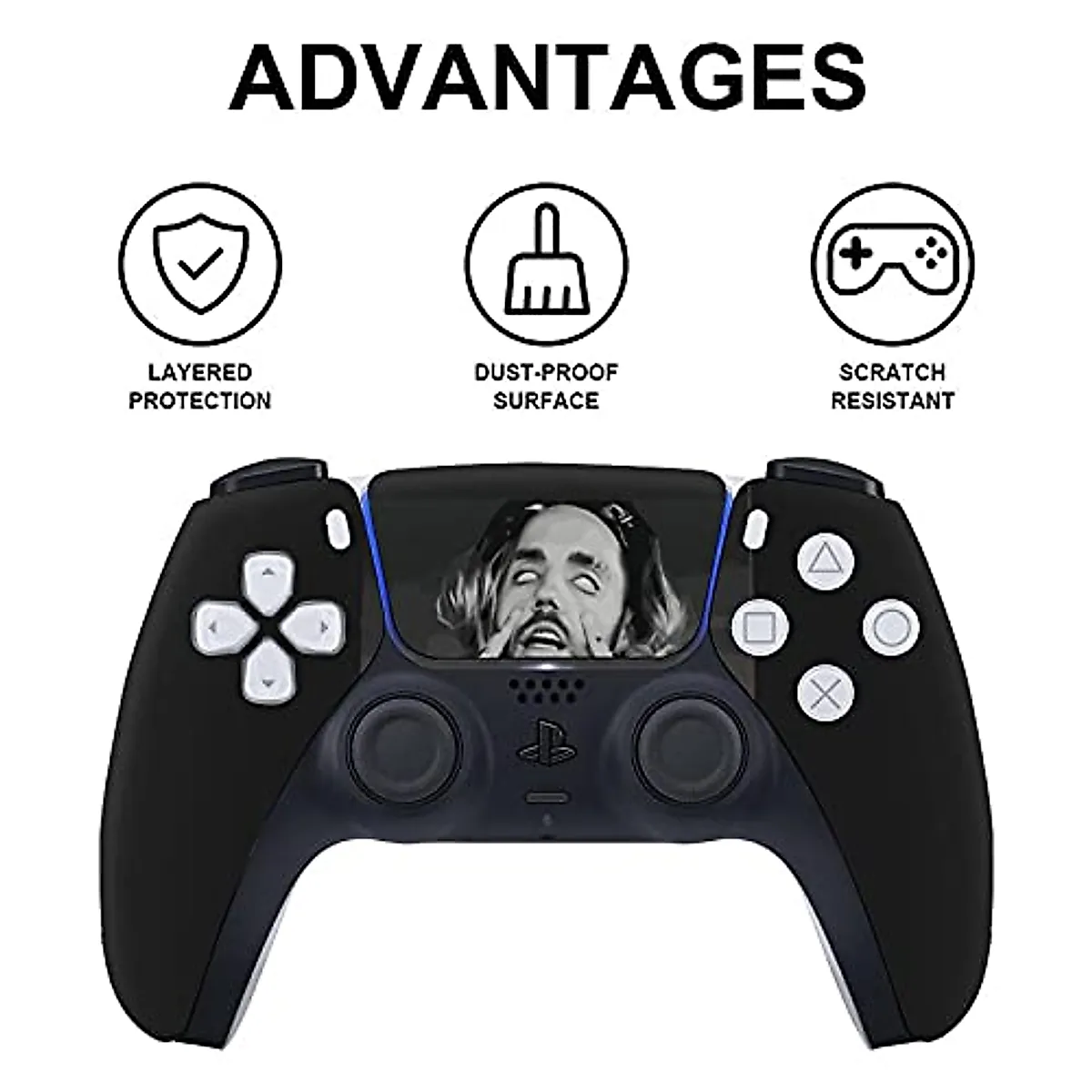 PS5 Skin Sui-cideBoys for Playstation 5 Disc Edition with Console and Dualsense Controller Full Set