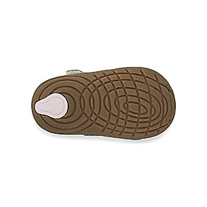 Stride rite Baby Girls SM Janna Mary Jane Flat, Champagne, 3 Infant