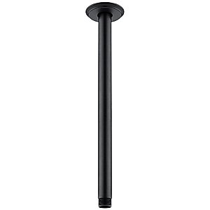 Anpean 12 Inch Shower Arm and Flange Matte Black, Ceiling Mounted Shower Arm for Rain Shower Head