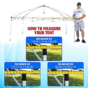 UV Protected Pop Up Canopy Replacement (120 Inches UV)