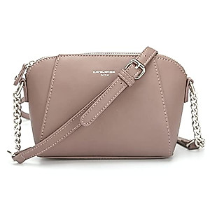 DAVIDJONES Faux Leather Hobo Purse and Wallet set for women Small Chain Crossbody Bags for Girls