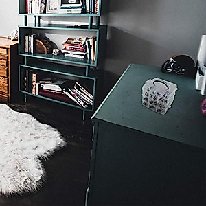 Beaupretty 3pcs318 Diy Embroidery Containers White Compartment Accessories, Divider Lids Small for Layers Case, Bins Inch Polish- X Tapes, Organizer Stackable Tools and Handle Case