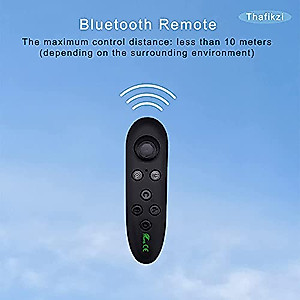 Wireless VR Remote Control for Phones Controller for Tiktok Compatible with iOS/Android, Joystick Remote for iPhone/iPad/Android Phones/Tablet to Control Music Tiktok Video, Selfie, Mouse (Upgrade)