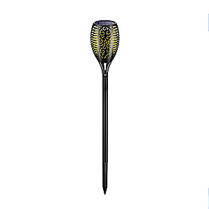 ZHUANYIYI Plug Solar Flame Lights for Outdoor Ground, Landscape Lighting Lights for Courtyard Lawn Ground, Home Garden Decoration Lights, Waterproof Lights for Fence Pavement