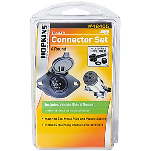 Hopkins 48405 6 Pole Round Connector Set