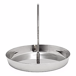 Trompo King Mini Vertical Skewer, 8" Barbecue Grill Stand, Great for Tacos Al Pastor, Shawarma, Brazilian Churrasco, Whole Chickens, Kabobs, and Many Other Delicious Dishes That Require Skewers!