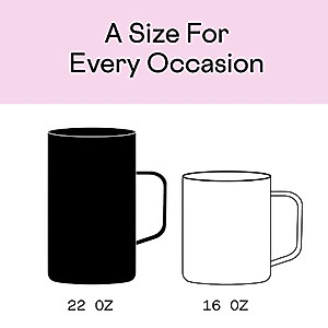 Corkcicle Triple Insulated Coffee Mug with Lid, Stainless Steel Camping Tumbler with Handle, Hot for 3+ Hours, BPA Free, Dragonfly, 22 oz