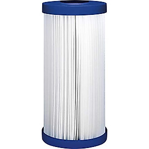 GE FXHSC Whole House Water Filter | Replacement for Water Filtration System | NSF Certified: Reduces Sediment, Rust & Other Impurities from Water | Replace Every 3 Months for Best Results | 1 Filter
