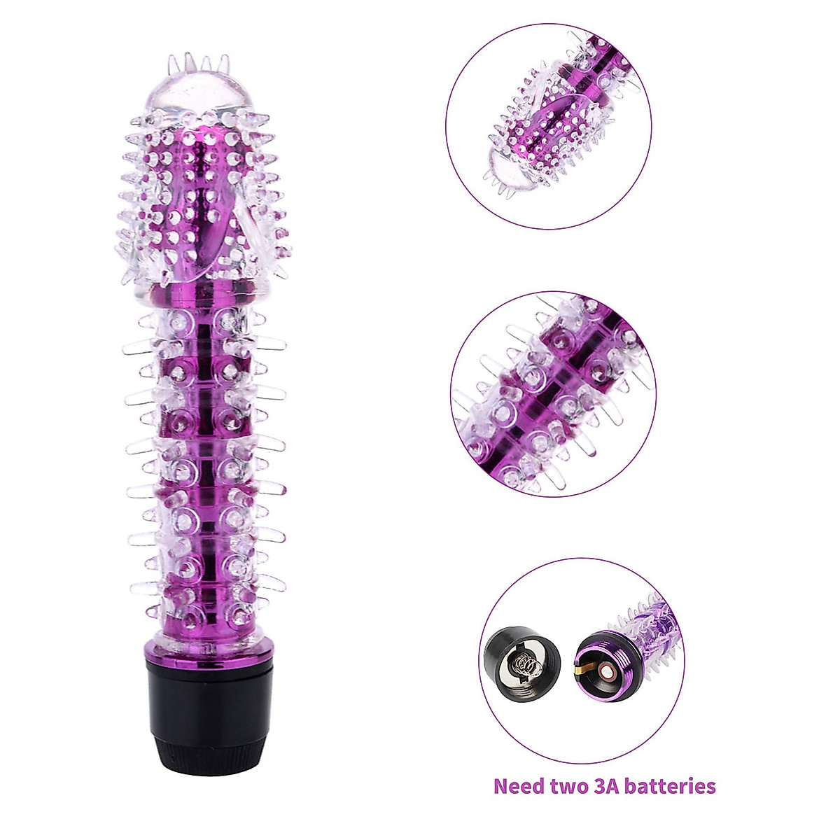 Sturdy Hand-Held Multi-Mode Flexible Tentacle Silicone Suction Cup Realistic Classic Plug Double Headed Play, Birthday Gift for Partner, Party Surprise, Enjoy Your Happy Time