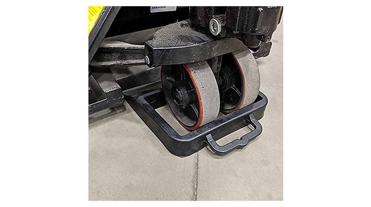 BISupply Rubber Pallet Jack Stopper - Secure & Stabilize Your Pallet Jack