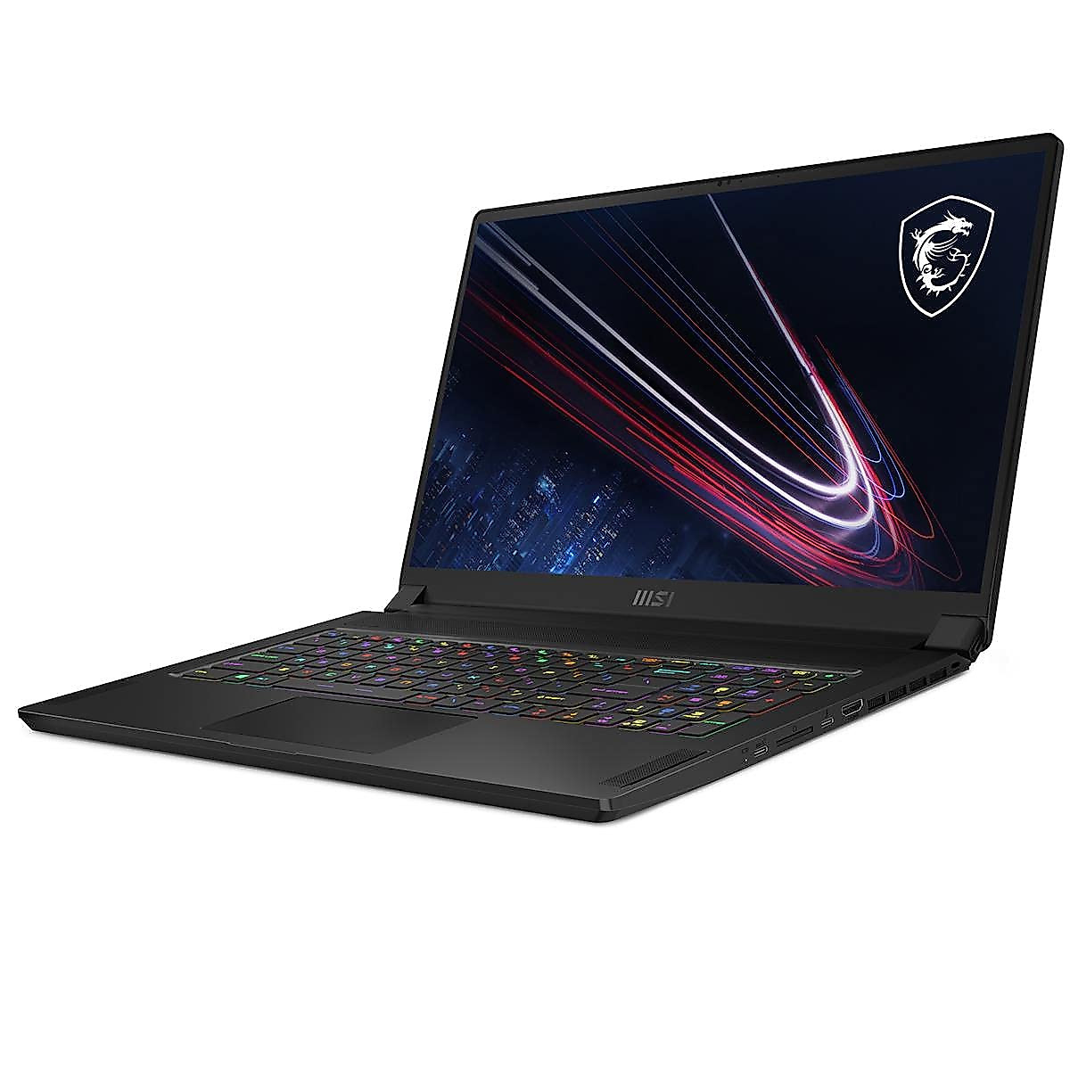 MSI GS76 Stealth Gaming Laptop: 17.3" 300Hz FHD 1080p Display, Intel Core i7-11800H, NVIDIA GeForce RTX 3080, 32GB, 1TB SSD, Thunderbolt 4, WiFi 6, Win10, Black (11UH-029)