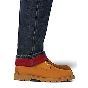 Riggs Workwear Men's Five Pocket Single Layer Insulated Jean, Dark Wash, 35W x 32L