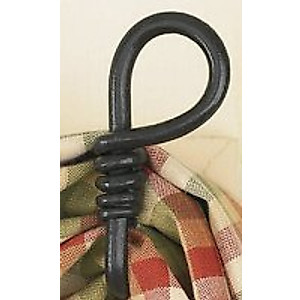 Park Designs Forged Loop Curtains Hook - Black