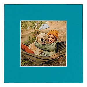 18x24 Mat for 22x28 Frame - Precut Mat Board Acid-Free Teal Blue 18x24 Photo Matte For a 22x28 Picture Frame, Premium Matboard for Family Photos, Show Kits, Art, Picture Framing, Pack of 25 Mats