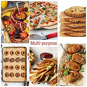 YRYM HT Parchment Paper for Baking 13 in x 164 ft - 177 SQ FT Unbleached Parchment Paper Roll, Heavy Duty Brown Baking Parchment Paper for Air Fryer, Oven