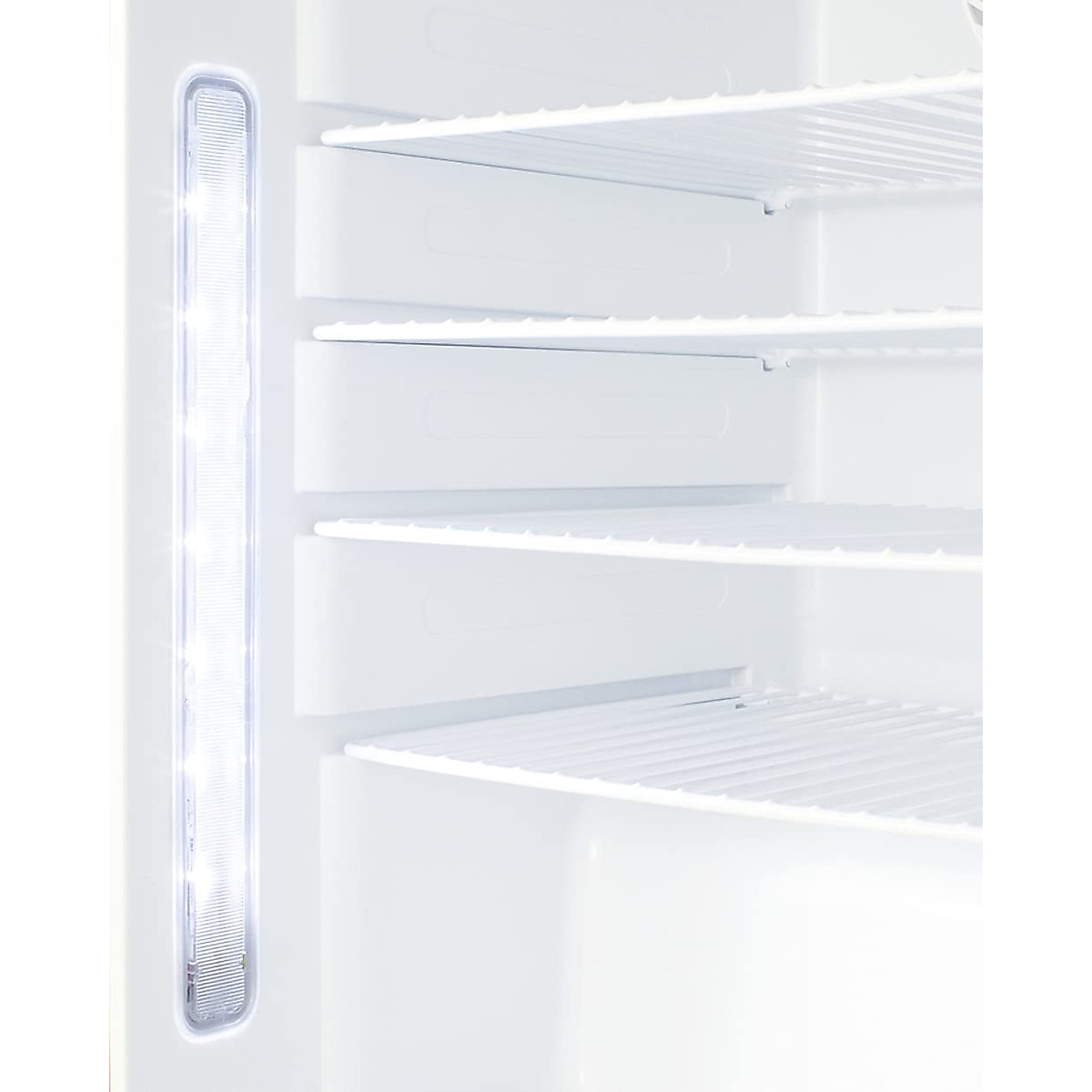 Summit Appliance ADA404REF 20" Wide Built-In All-Refrigerator, ADA Compliant, Factory-installed Lock, 3.32 cu.ft Capacity, Temperature & Open Door Alarms, Automatic Defrost, Adjustable Thermostat