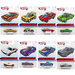 Hot Wheels Exclusive Flying Customs Series Complete Set of 8 Diecast Vehicles