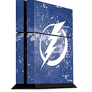 Skinit Decal Gaming Skin for PS4 Console - Officially Licensed NHL Tampa Bay Lightning Frozen Design