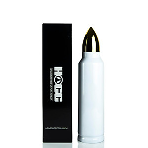 Hogg 17oz Sublimatable On Point Bullet Tumbler Case (25 Pack) DIY, Customizable, Add Logo, Vinyl, Alcohol Ink, or Glitter & Epoxy To Any Cup. Bulk/Wholesale Sublimation Tumblers