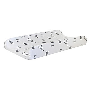 My Baby Sam Changing Pad Cover, Little Bear, Black