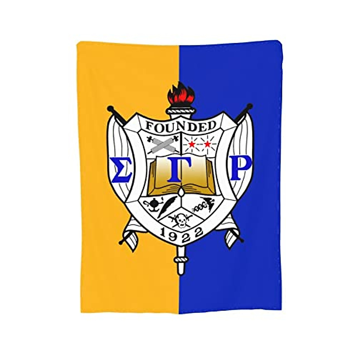 Sigma Gamma Rho Blanket Flannel Throw Ultra Soft Micro Blanket 50inchx40inch, Black