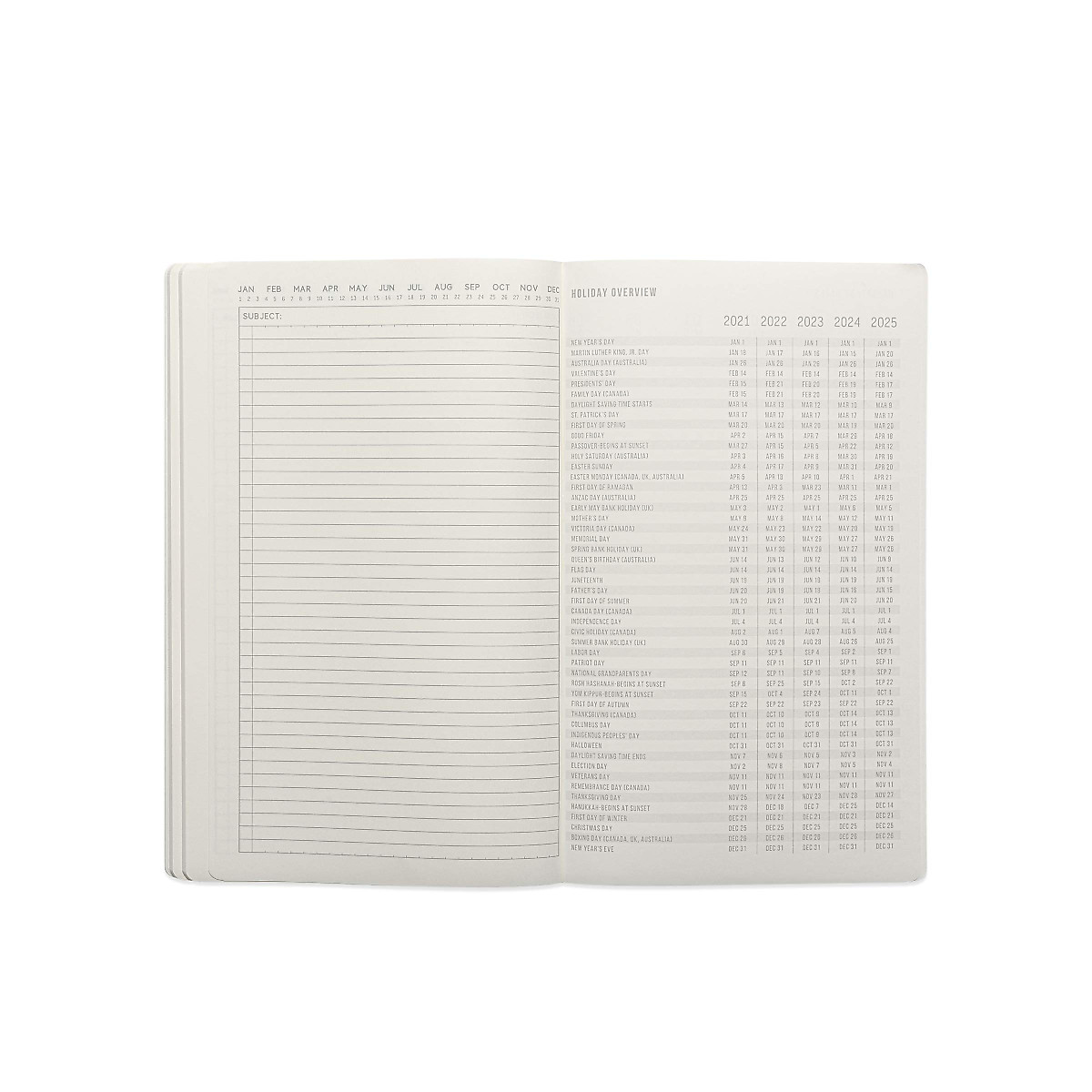 DesignWorks Ink Cloth Cover Notebook Son of a Biscuit - Burgundy 7.25" x 11.25"