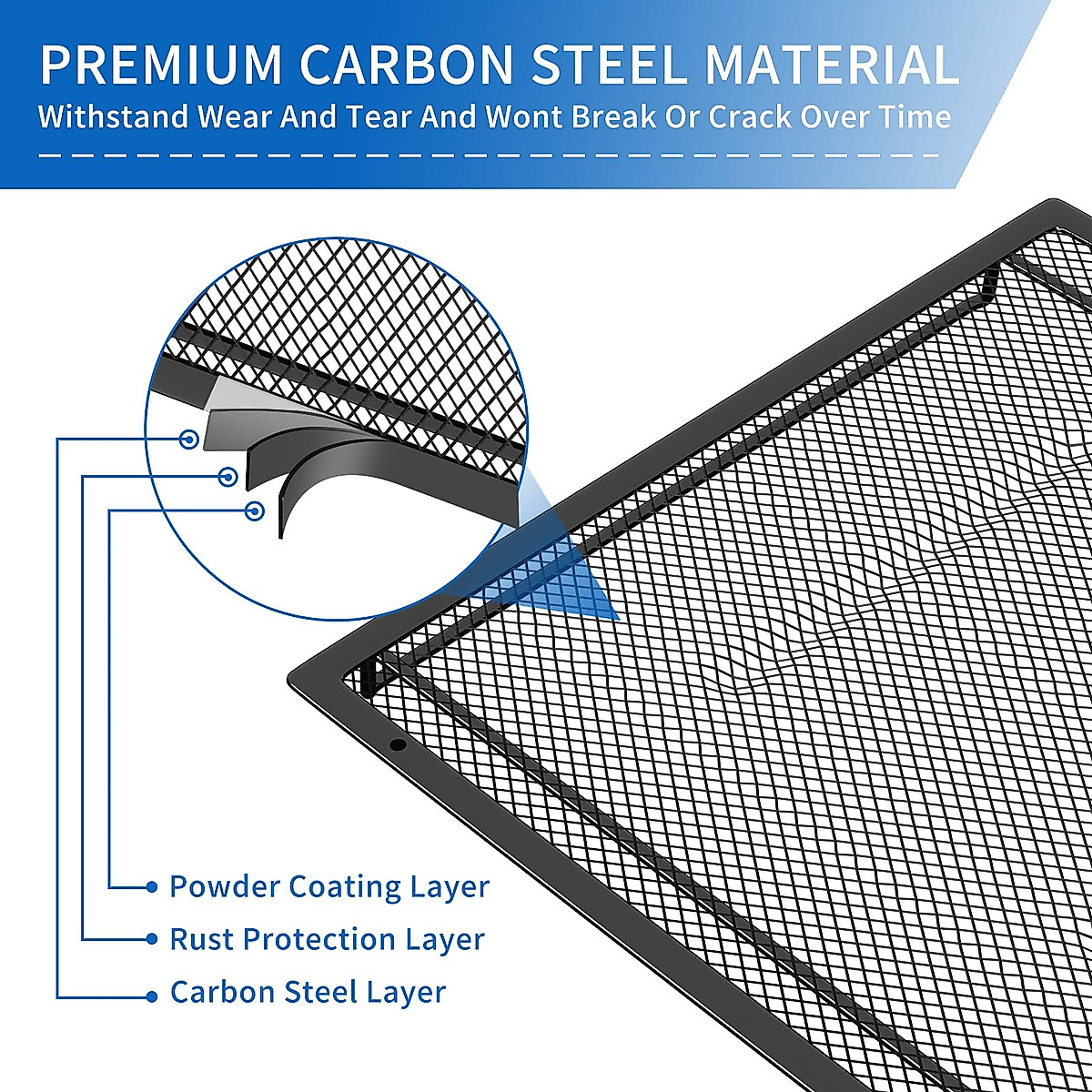 Simple Trending Mesh Desktop File Sorter Organizer, 7-Section Bookshelf For Desk Home Office , Black