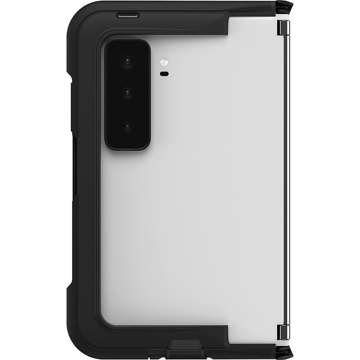 OtterBox RIVETER Series Case for Surface Duo 2- Black Crystal (Clear/Black)