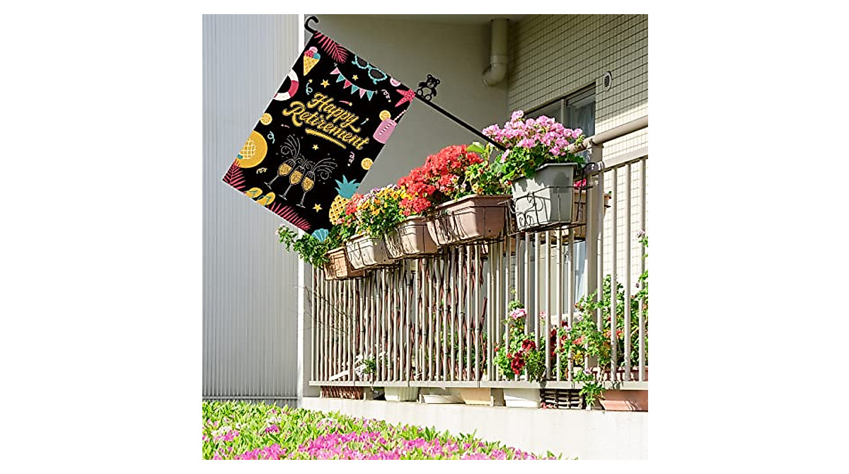 Happy Retirement Garden Flag - Perfect Gift for Retirees & Grandparents