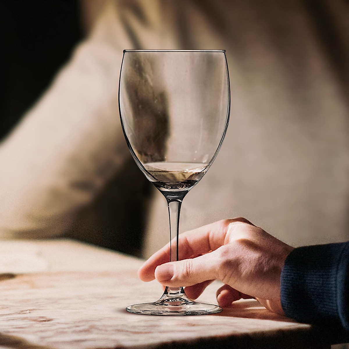 DISCOUNT PROMOS ARC Nuance Wine Glasses 8.5 oz Set of 6, Bulk Pack - Restaurant Glassware, Perfect for Red Wine, White Wine, Cocktails and More - Clear