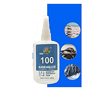 EastVita Aquarium Landscape Super Glue Fast-Drying Glue Strong Adhesive Safe Glue for Plants Moss Coral Stone Wood Coral Non-Toxic Fresh and Salt Water 100g Skeleton Glue