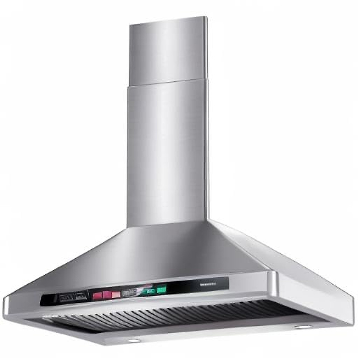 BRANO 30 Inch Wall Mount Range Hood with Voice/Gesture/Touch Control, 900 CFM Stainless Steel Kitchen Hood Vent with 4 Speed Exhaust Fan, 4 Adjustable Lights, Memory Mode, Ducted/Ductless Convertible