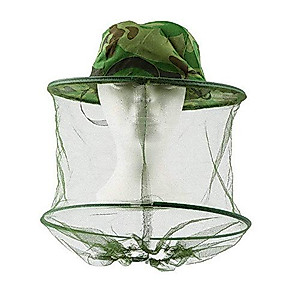 NYKKOLA 2Pack Camouflage Beekeeper Beekeeping Cap Hat with Head Net Mesh Face Protection Outdoor Fishing Equipment Beekeeping Supplies