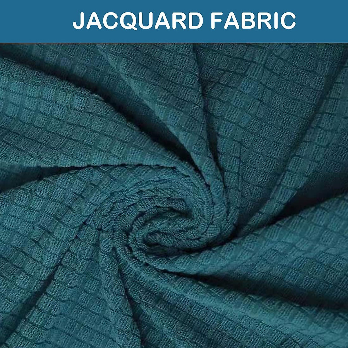 Bifaunvogel Counter Height Bar Chairs Cover Set of 4 Jacquard Swivel Bar Stools Slipcovers Stretchable Swivel Barstools Chair Covers Protector for Home Kitchen Bar Cafe Black