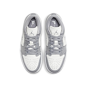 Women's Jordan 1 Low SE Light Steel Grey/Sail-White (DV0426 012) - 10