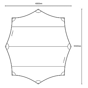 HEIMPLANET Original | Dawn Tarp XL | Waterproof Tent Tarp with 5000 mm Water Column | Supports 1% for The Planet (Grey)