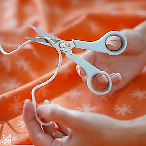 Missouri Star Scissors All Purpose - 6” Precision Tip Scissors for Cutting Fabric, Sewing, Crafting - Ultra Sharp with Comfort Grip and Blade Cover, NOT8078