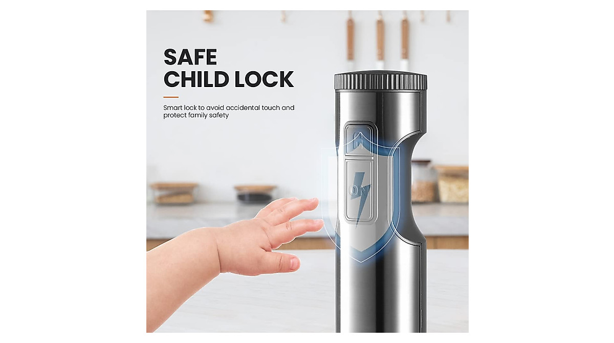 MIUI Immersion Handheld Blender - Blenders for Kitchen Hand Mixer Set ...