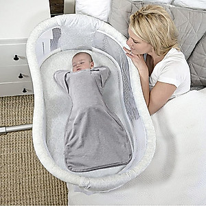 Knirose 3-Way Wearable Swaddle Blankets Sleep Sacks with Arms Up, Hands Up Sleeping Sack Easy Diaper Changing Sleeping Bag for Baby Boy Girl Newborns Transitions to Arms-Free Calms Startle Reflex