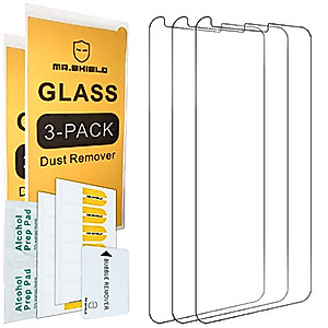 Mr.Shield [3-PACK] Designed For LG Stylo 5 / Stylo 5v / Stylo 5+ / Stylo 5x / Stylo 5 Plus [Tempered Glass] Screen Protector with Lifetime Replacement