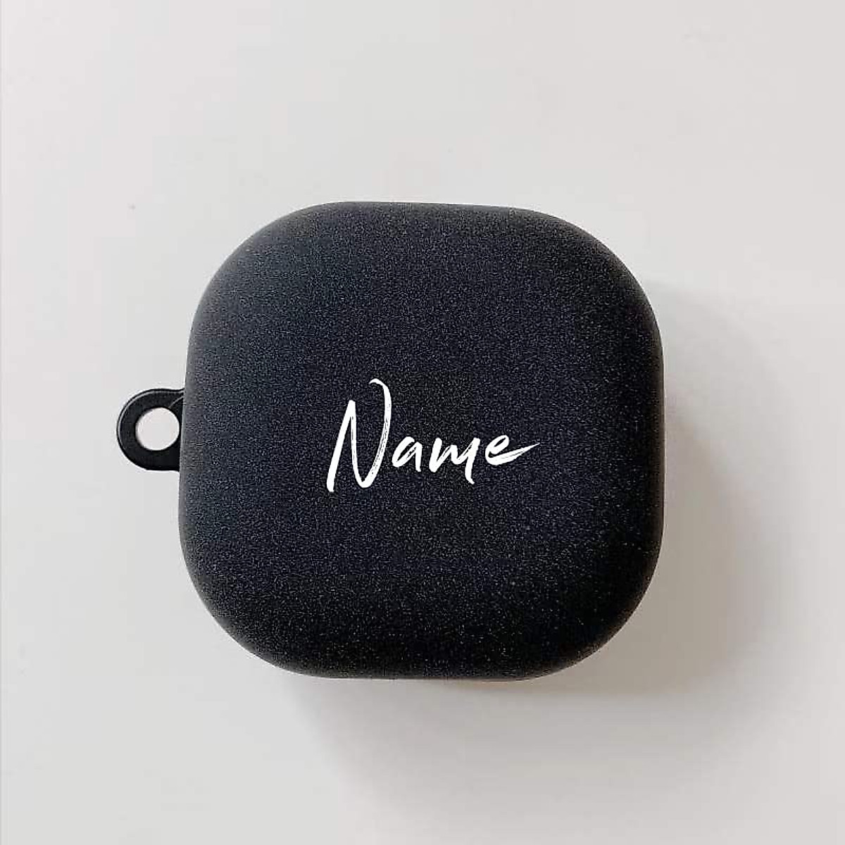 Personalisa Printing Name Hard Matte Case Compatible with Samsung Galaxy Buds 2 Case (2021) / Galaxy Buds Pro Case (2021) / Galaxy Buds Live Case (2020) (Green)